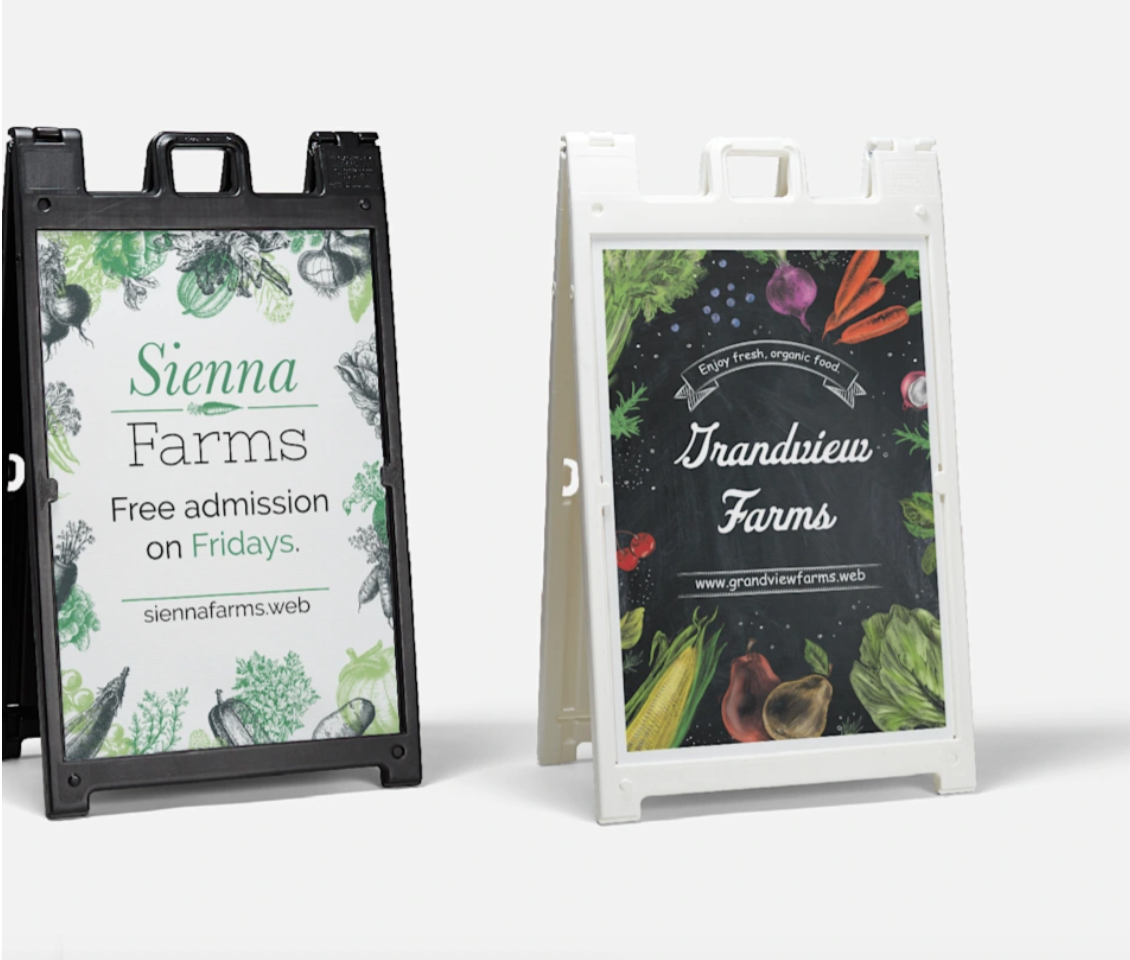Free standing signs - IGIT QUICK SIGNS